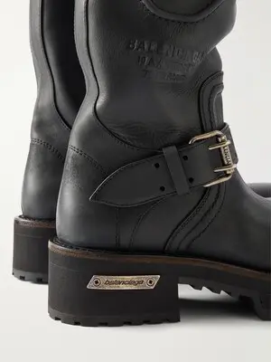 Balenciaga Venom Leather Ankle Boots