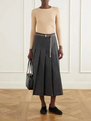 JIL SANDER Stretch T-shirt - Beige