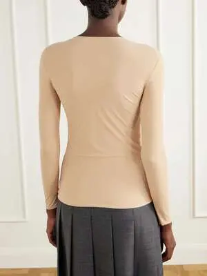 JIL SANDER Stretch T-shirt - Beige