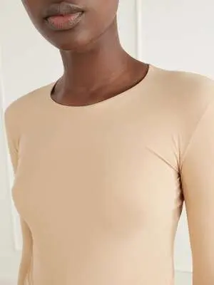 JIL SANDER Stretch T-shirt - Beige