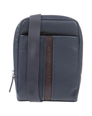 PIQUADRO Cross-body Bag Midnight Bovine Leather, Eva Polyester, Nylon, Metal - Blue