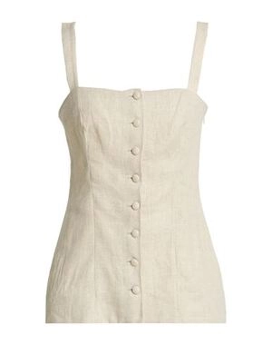 FAITHFULL THE BRAND Woman Top Beige Size 8 Linen