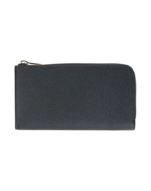 VALEXTRA Wallet Midnight Calfskin