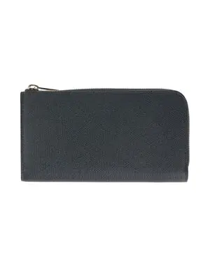 VALEXTRA Wallet Midnight Calfskin