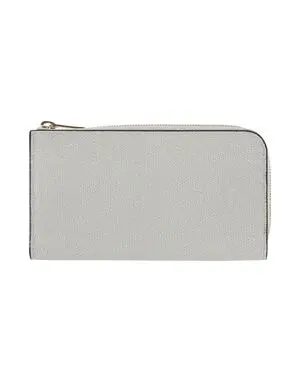 VALEXTRA Wallet Calfskin - Light Grey