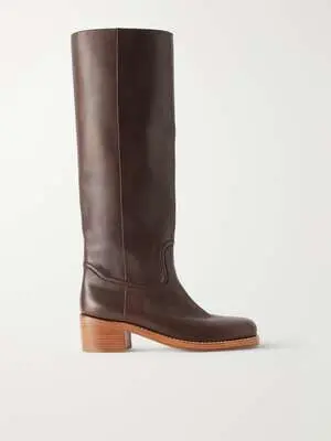 Gabriela Hearst Marion 35 Leather Knee Boot