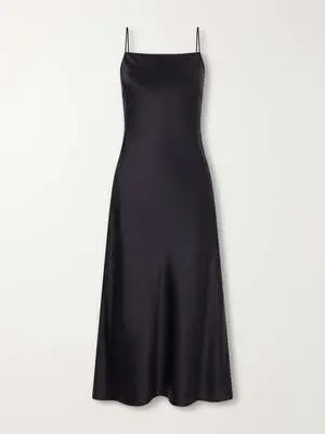 JOSEPH Cloe Silk-satin Maxi Dress