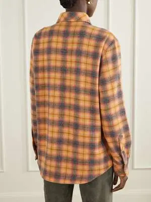 GOD'S TRUE CASHMERE Checked Cashmere Shirt