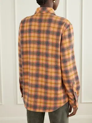 GOD’S TRUE CASHMERE Checked Cashmere Shirt
