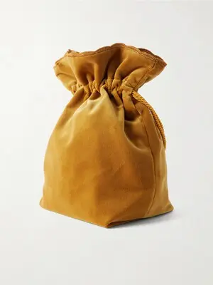 LES VACANCES D’IRINA Les Vacances D'irina The Little Velvet Sack Cotton Pouch