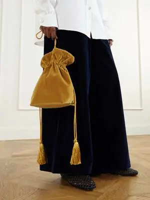 LES VACANCES D'IRINA The Little Velvet Sack Cotton Pouch