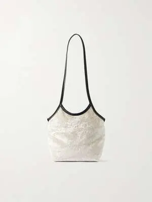 VALESQUE Cami Velvet Shoulder Bag - White