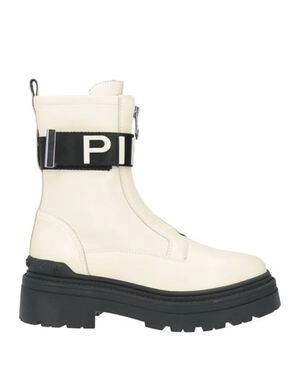 Pinko Ankle Boots Cream Size Leather
