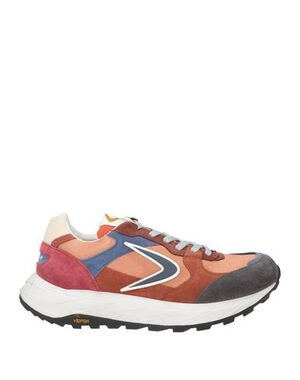 VALSPORT Sneakers Rust Size Leather, Textile Fibers - Red