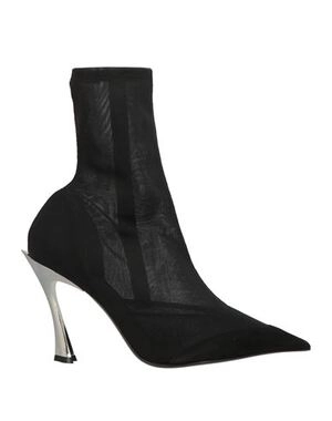 MUGLER Ankle Boots Size Textile Fibers, Leather