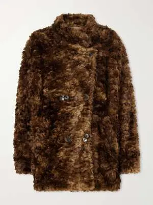 MARANT ETOILE Jya Double-breasted Plush Jacket