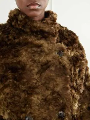 MARANT ETOILE Jya Double-breasted Plush Jacket