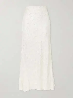 Gabriela Hearst Frei Fil Coupè Silk And Wool-blend Maxi Skirt