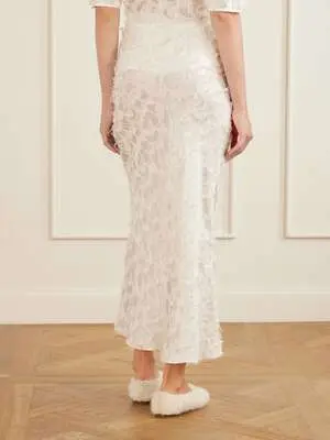 Gabriela Hearst Frei Fil Coupè Silk And Wool-blend Maxi Skirt