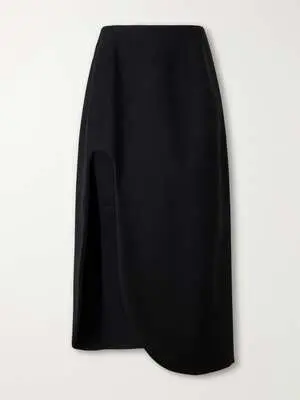 JIL SANDER Wool Midi Skirt