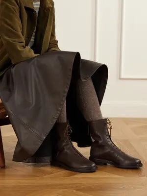Legres 08 Leather Ankle Boots - Brown