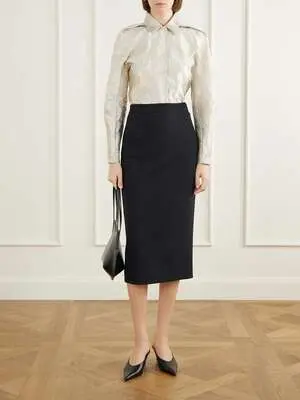 JIL SANDER Floral-jacquard Shirt