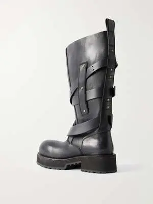 Balenciaga Venom Leather Ankle Boots