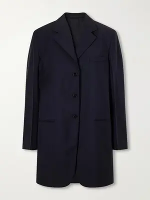 JIL SANDER Wool And Mohair-blend Blazer - Blue