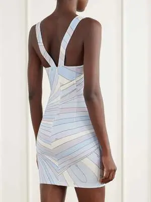 Emilio Pucci Printed Stretch-jersey Mini Dress