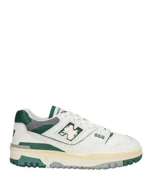 NEW BALANCE Sneakers Size Leather - White