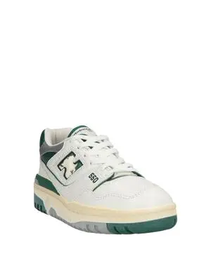 NEW BALANCE Sneakers Size Leather - White
