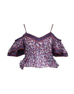 MARANT ETOILE Top Bright Size Cotton - Blue