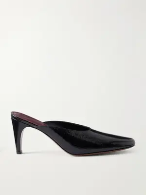 NEOUS 80 Leather Pumps - Black