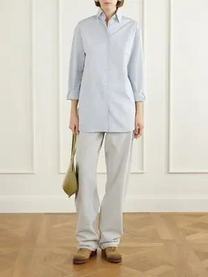 JIL SANDER High-waist Wide-leg Jeans - Blue