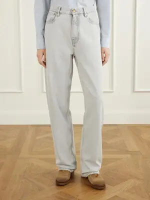 JIL SANDER High-waist Wide-leg Jeans - Blue