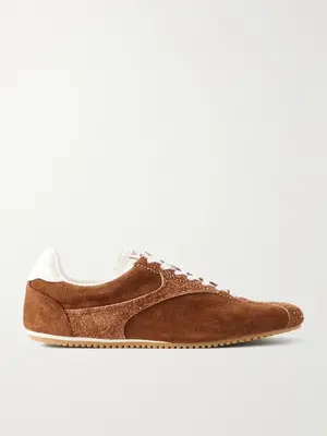 BOTTEGA VENETA Bottega Veneta Suede And Leather-Trimmed Sneakers