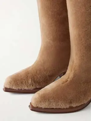 Gabriela Hearst Waite Shearling Knee Boots