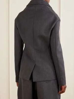 Balenciaga Stola Double-breasted Wool Jacket