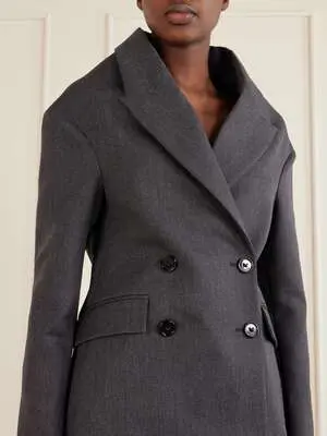 Balenciaga Stola Double-breasted Wool Jacket