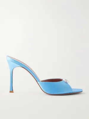 Amina Muaddi Peep Toe Shoes For Women