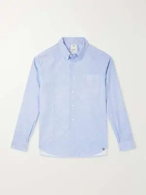 Visvim Beiler Checked Cotton Oxford Shirt - Blue