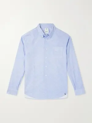 Visvim Beiler Checked Cotton Oxford Shirt - Blue
