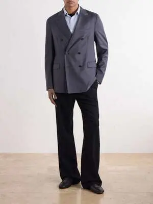 SLOWEAR Wool Woven Blazer Jacket