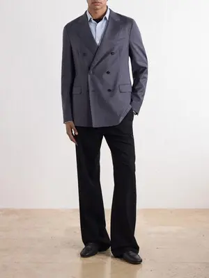 SLOWEAR Wool Woven Blazer Jacket