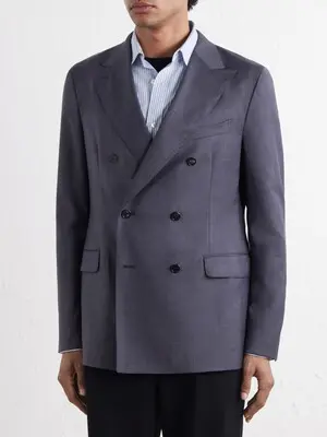 SLOWEAR Wool Woven Blazer Jacket
