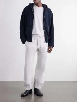 ADON Straight-leg Cotton-jersey Sweatpants