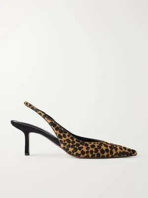 NEOUS Moriah 65 Leopard-print Calf Hair Pumps