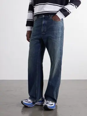 Balenciaga Straight-leg Distressed Jeans