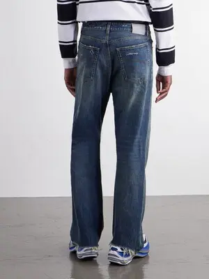 Balenciaga Straight-leg Distressed Jeans