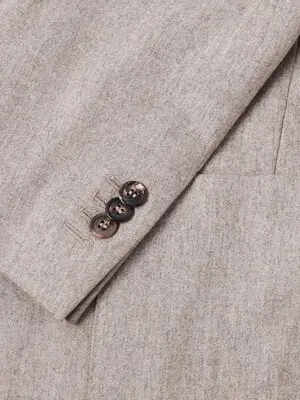 SLOWEAR Wool-blend Flannel Blazer